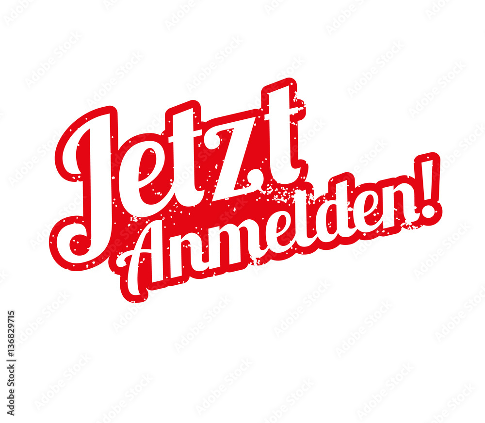 Jetzt anmelden design Stock Vector | Adobe Stock