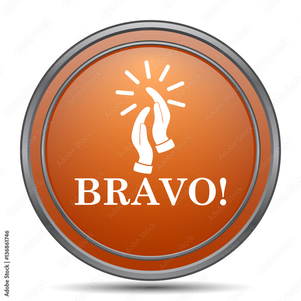 Bravo icon Stock Illustration | Adobe Stock