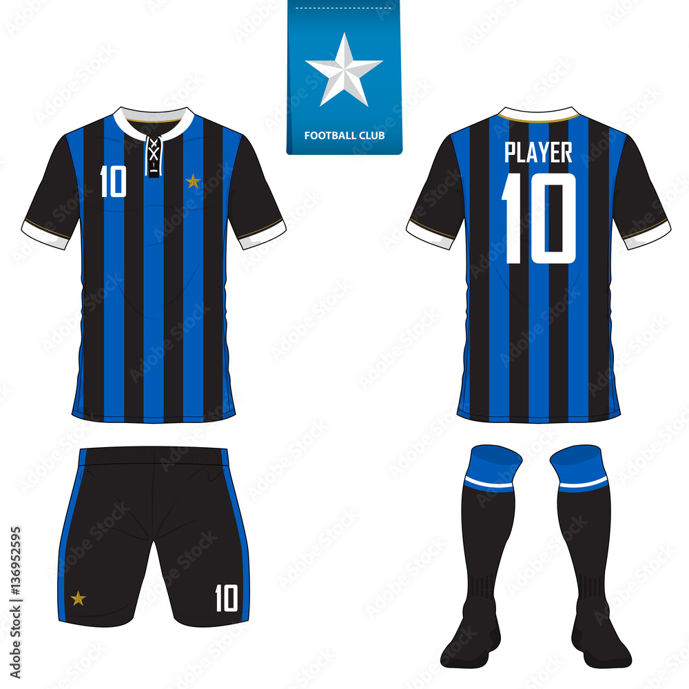 Set Of Soccer Kit Or Football Jersey Template For Football Club Flat set-of-soccer-kit-or-football-jersey-template-for-football-club-flat