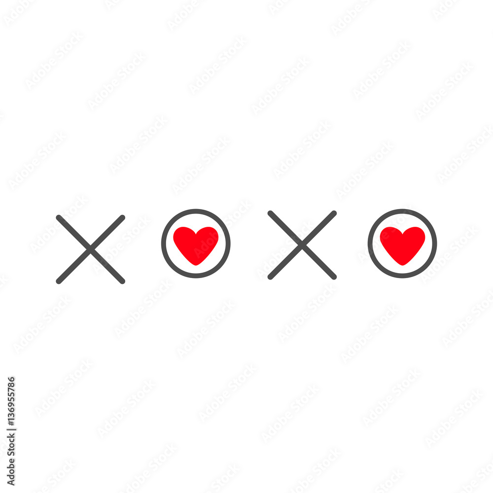 Hugs And Kisses Symbols