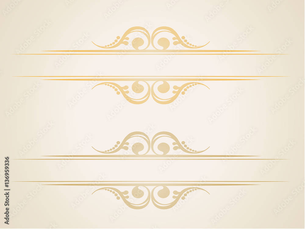 Victorian Vintage Design Border