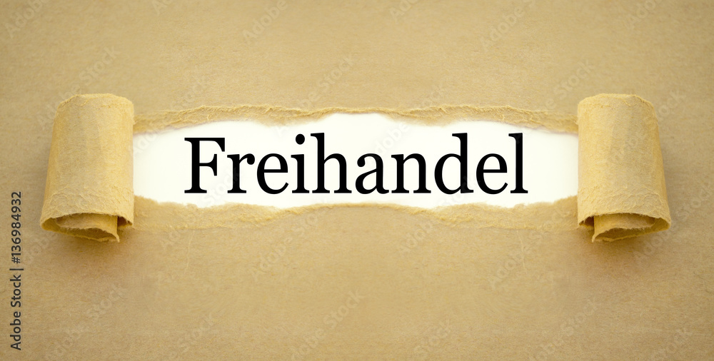Freihandel Protektionismus Freihandelszone Wirschaft Stock-Foto | Adobe ...