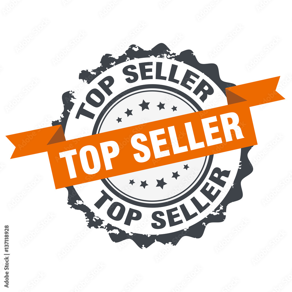 Top seller stamp sign seal logo Stock Vector | Adobe Stock