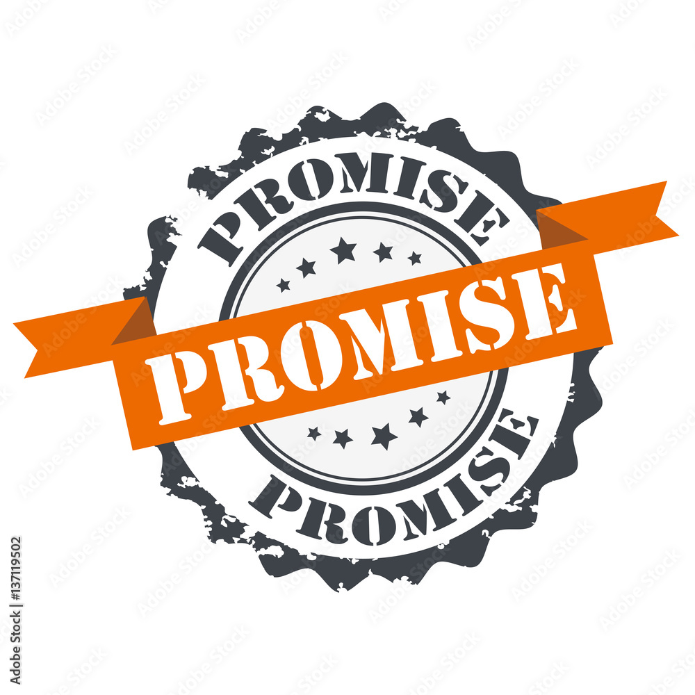 Promise stamp sign seal logo Stock Vector | Adobe Stock