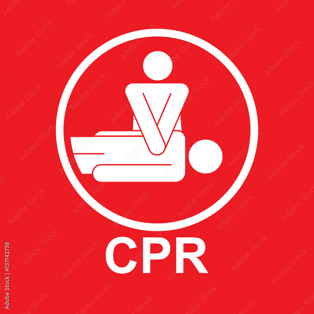 cpr icon Stock Vector | Adobe Stock