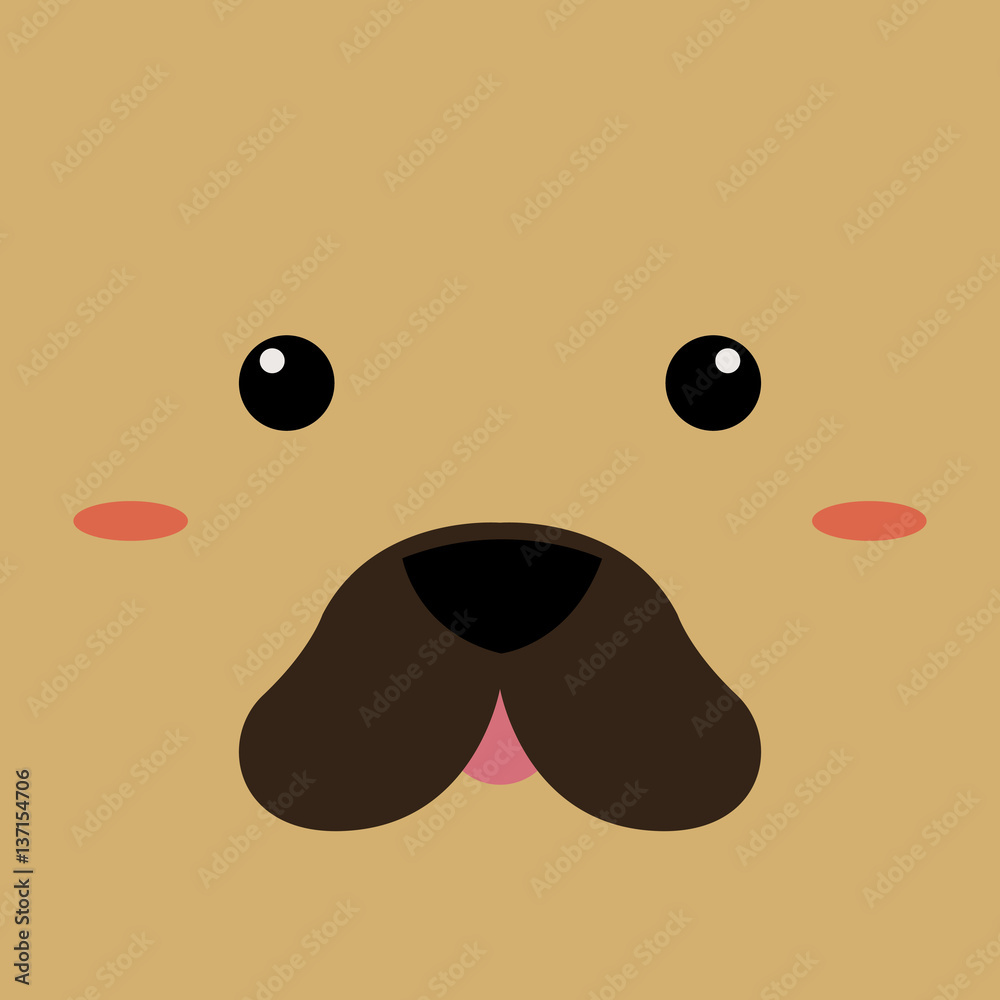 Cartoon dog Background Stock Vector | Adobe Stock