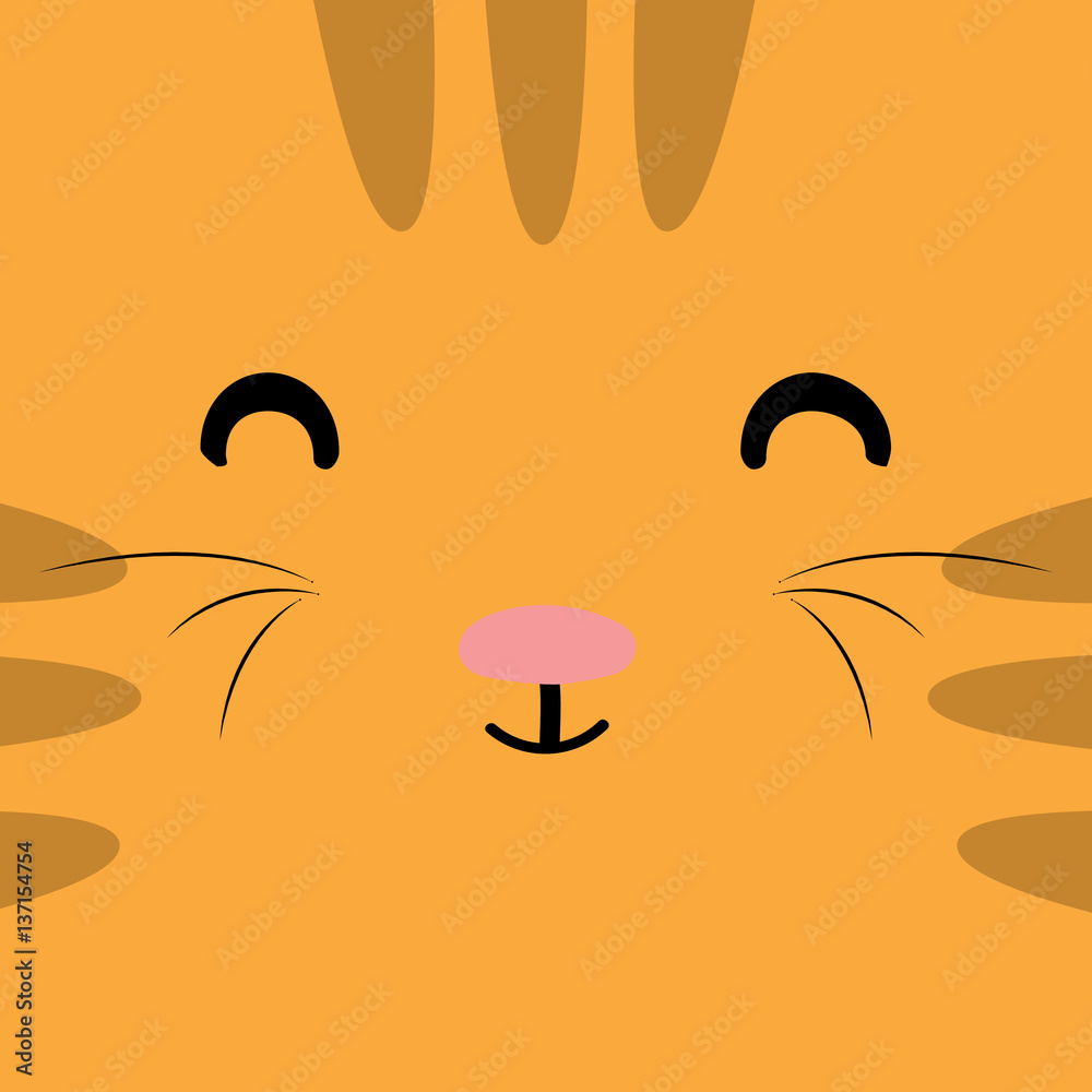 Cartoon cat Background Stock Vector | Adobe Stock