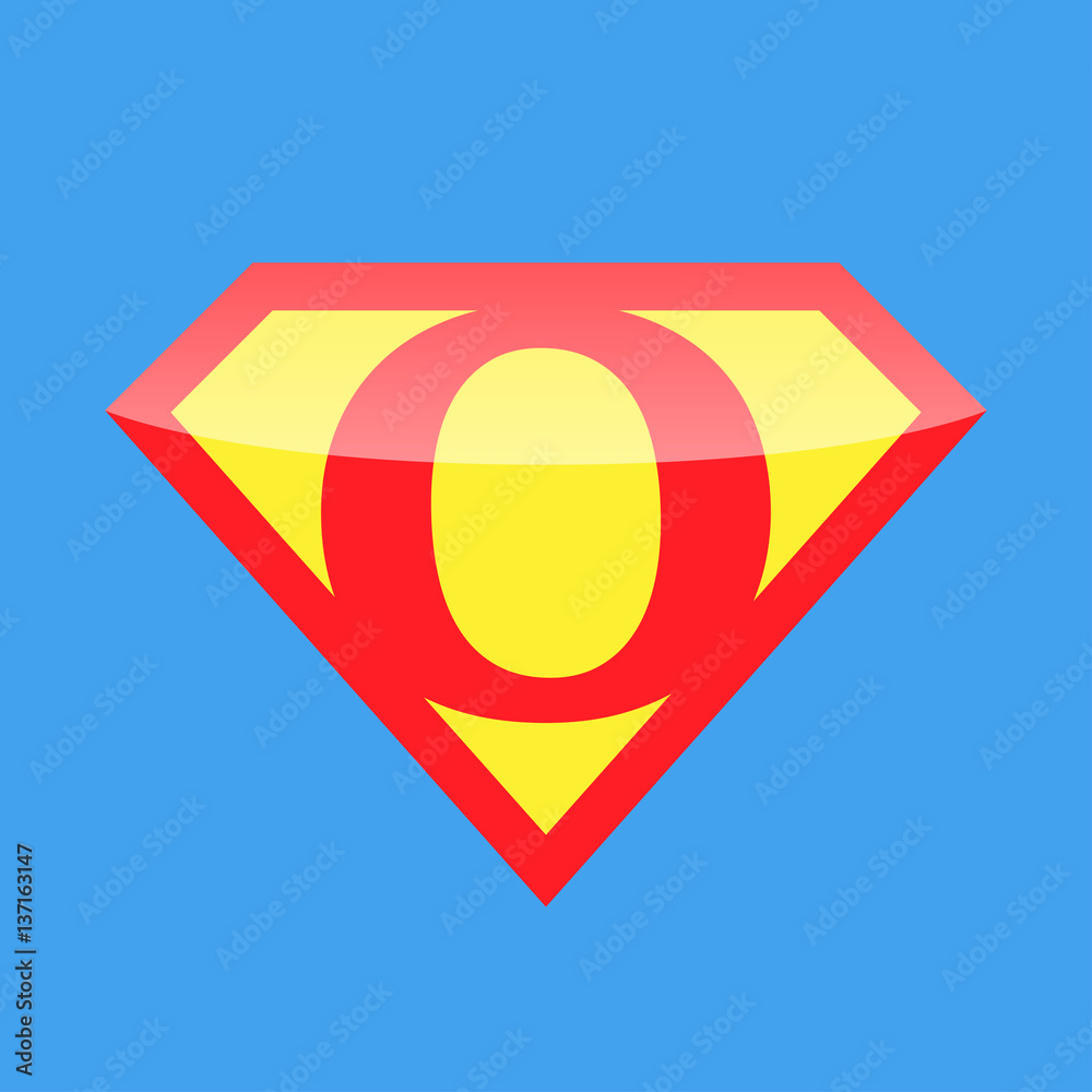 Logo Super Hero Stock Vector | Adobe Stock