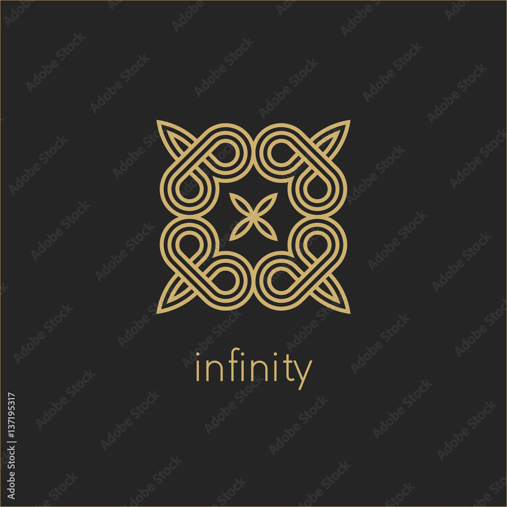 Ethnic elements of ancient civilizations. Vector logo design template ...