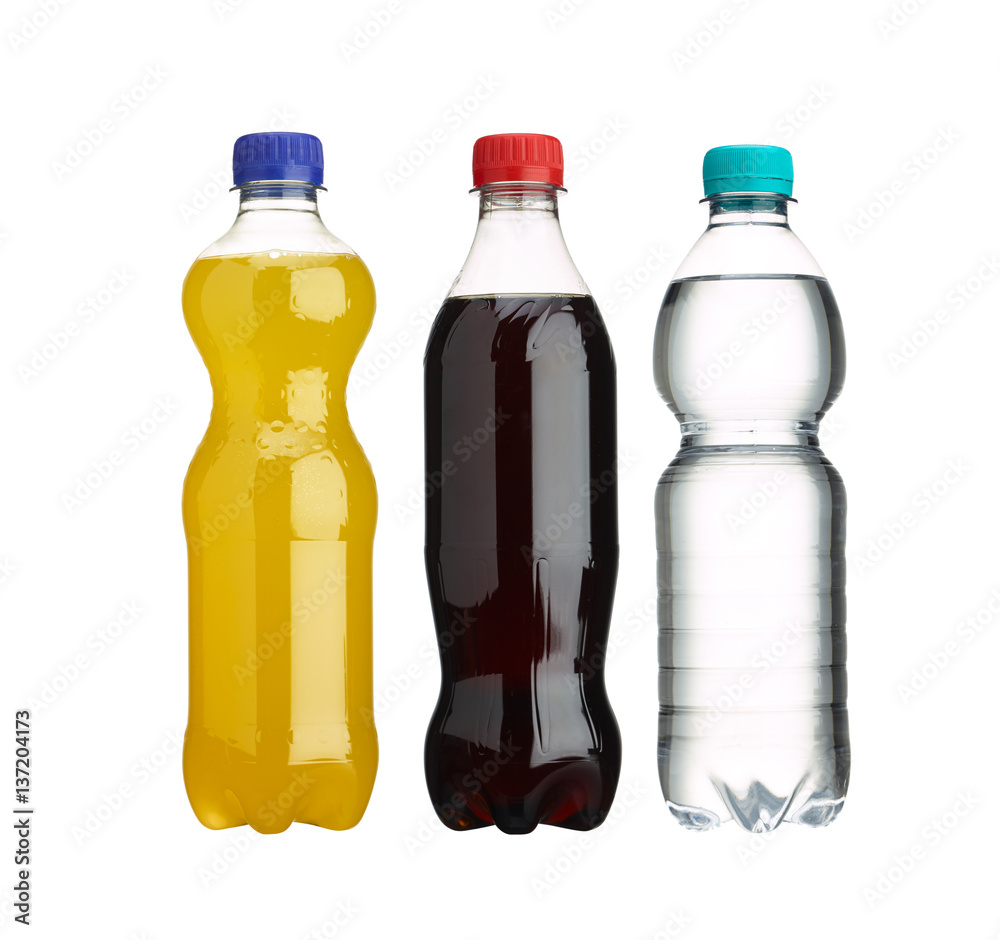 Verschiedene Flaschen Stock-Foto | Adobe Stock