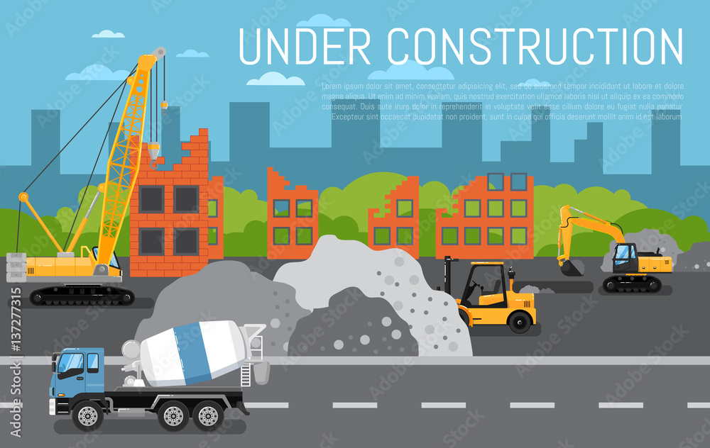 Construction Building Banner
