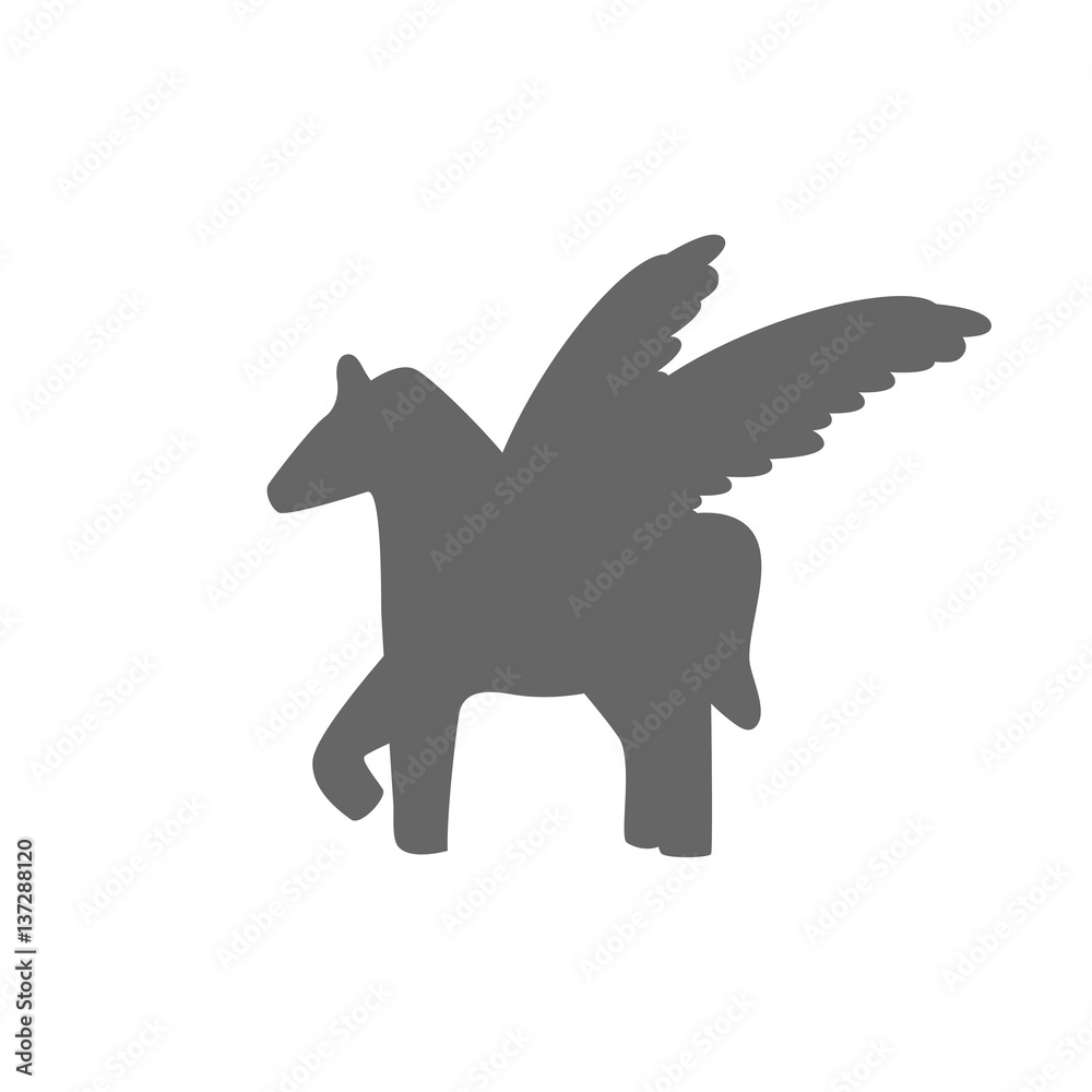Pegasus sign vector illustration Stock Vector | Adobe Stock