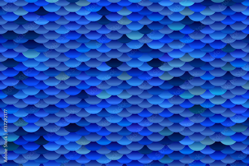 blue fish scales Stock Vector | Adobe Stock