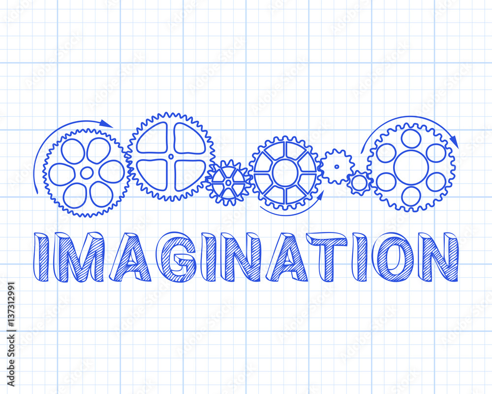 Imagination Graph Paper Stock Vector | Adobe Stock