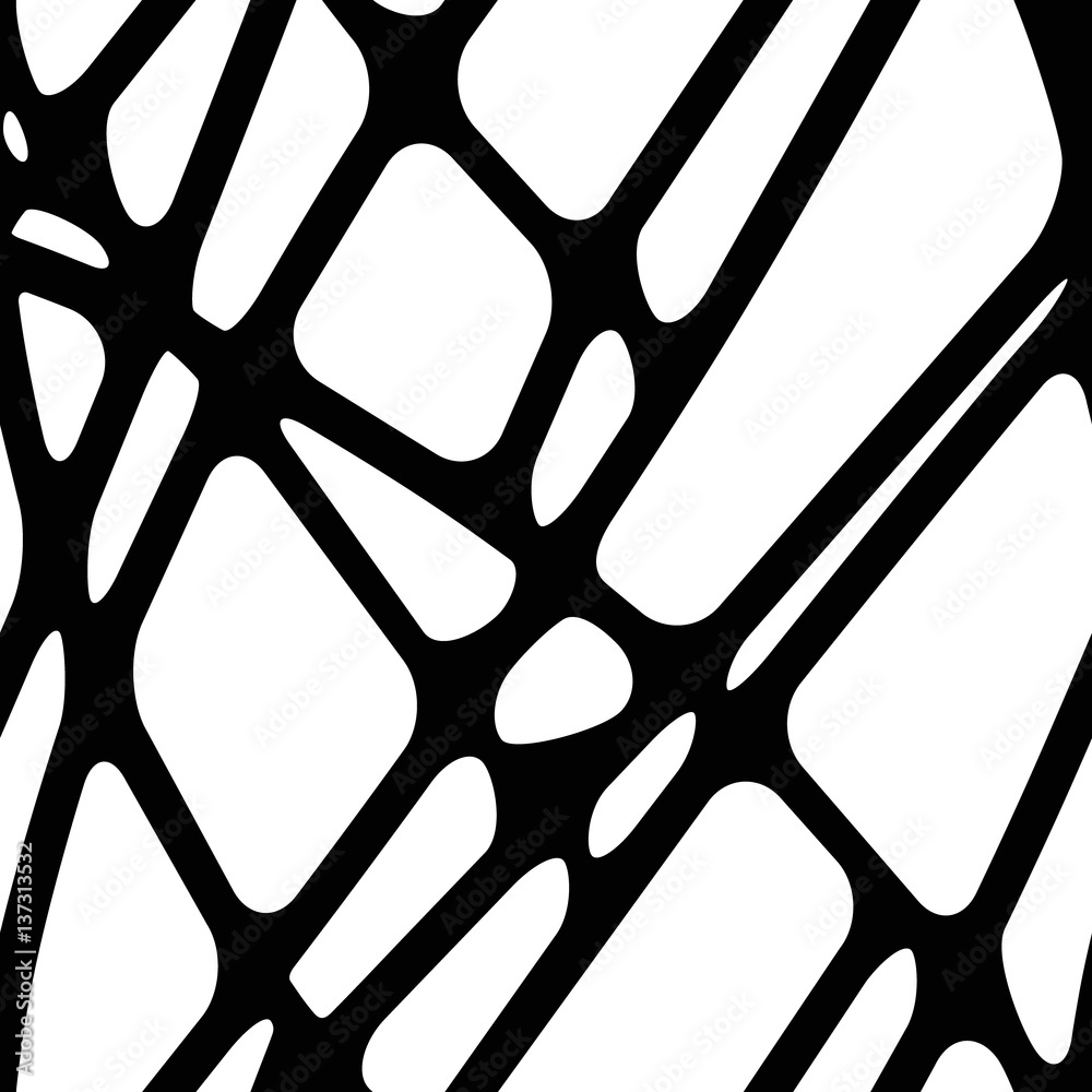 Seamless abstract background of geometric shapes with rounded corners ...