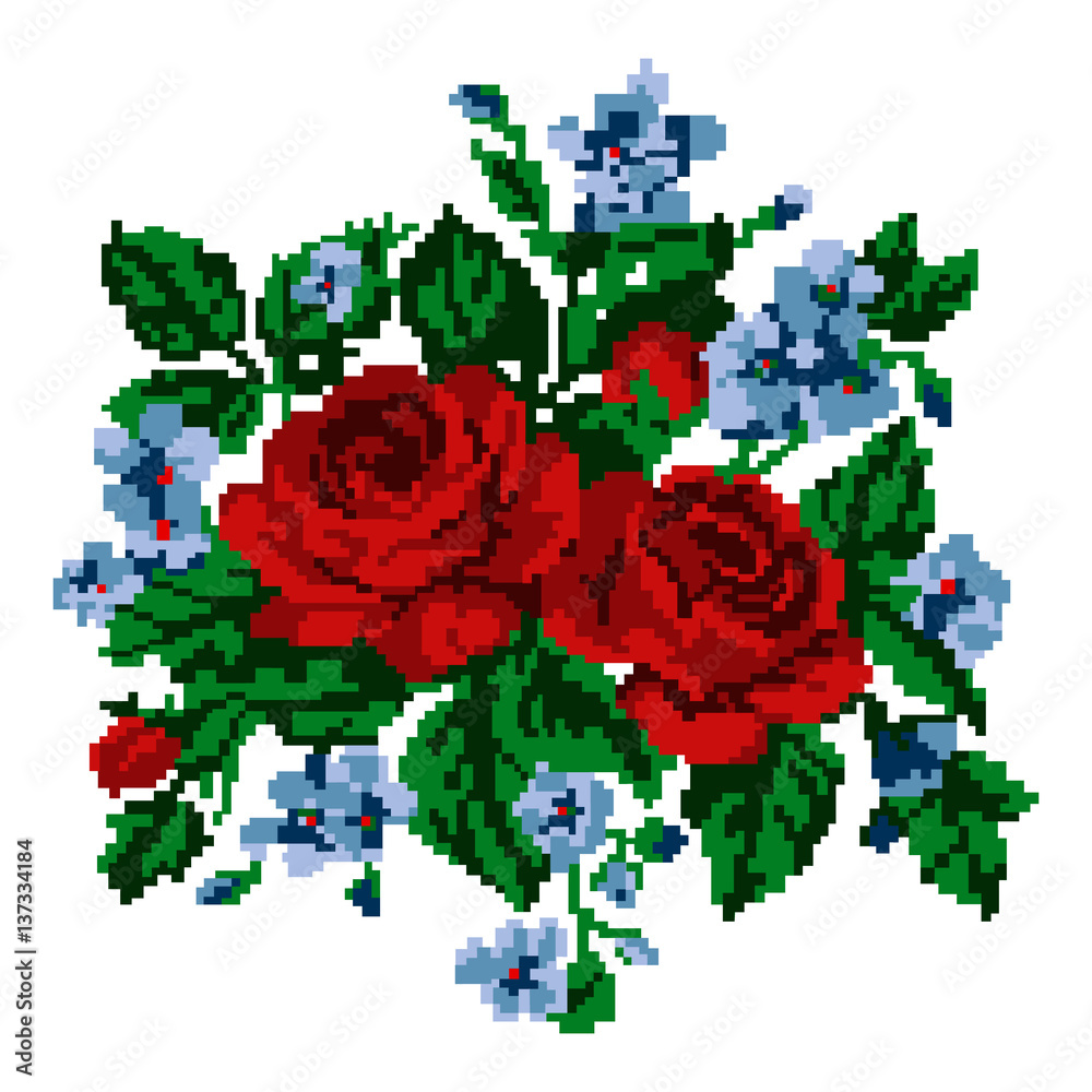 Flower Pixel Art Grid | Best Flower Site