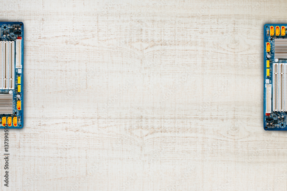 Repair and maintenance of computer equipment. Background. Stock-Foto ...