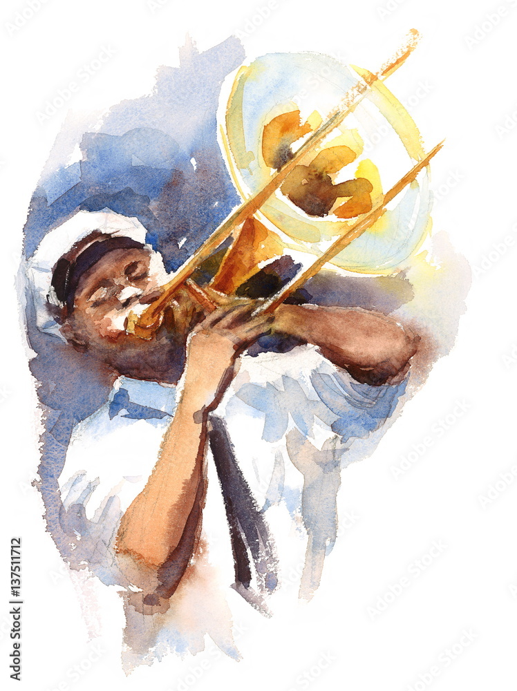 Trombone Painting
