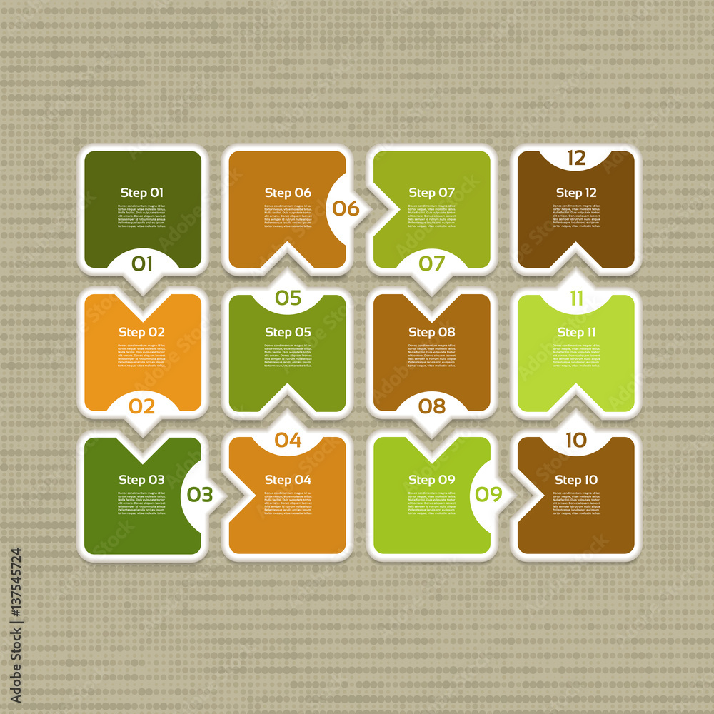 Vector progress background. Template for diagram, graph, presentation ...