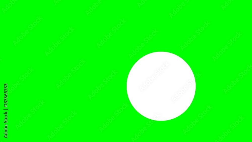 A loader - spinner animation: two balls growing and shrinking in a ...