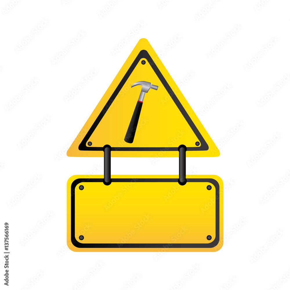 tools blank warnings icon, vector illustration image design Stock ...