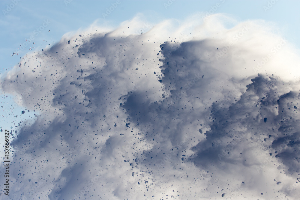 avalanche as background Stock Photo | Adobe Stock