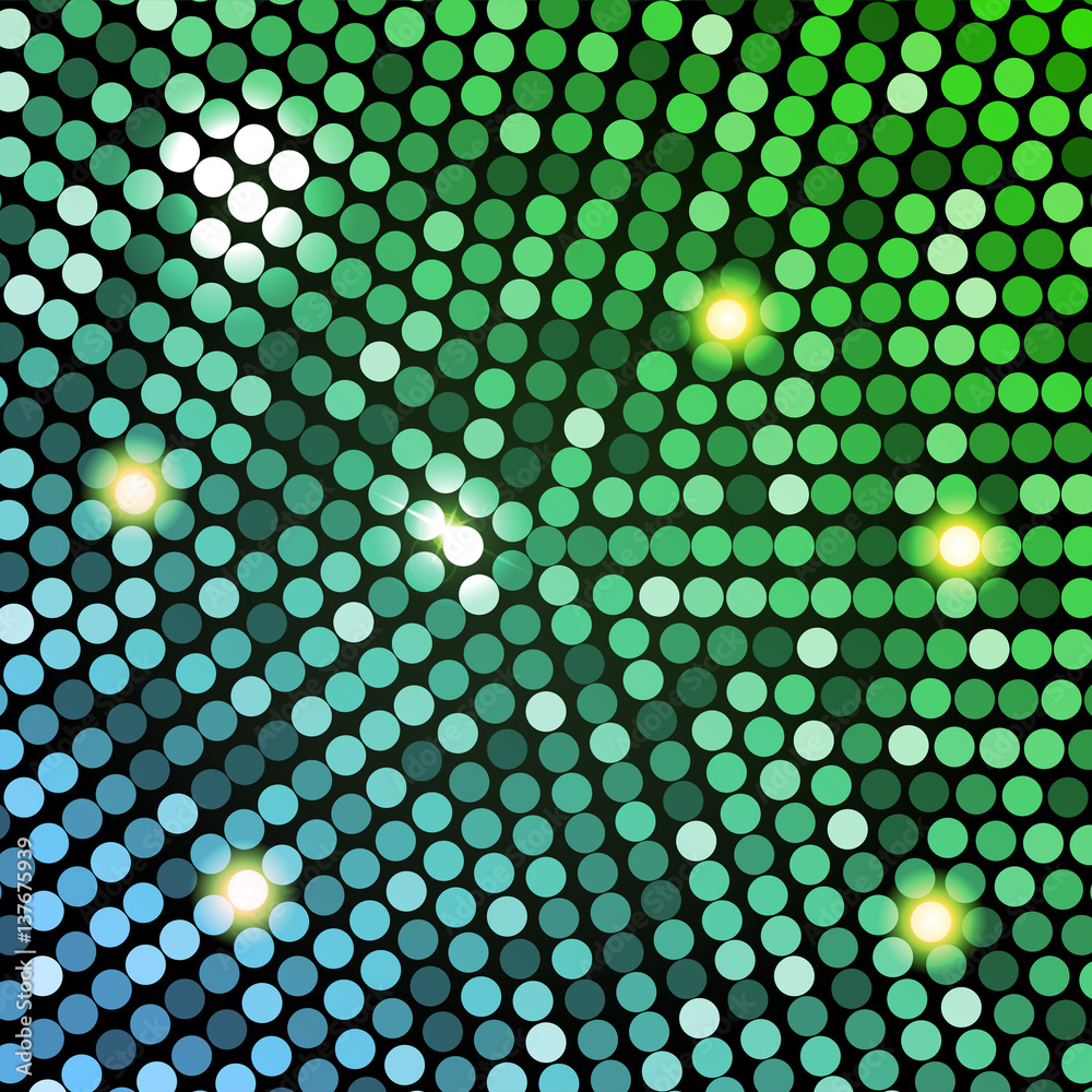 Green Rave Lights Background