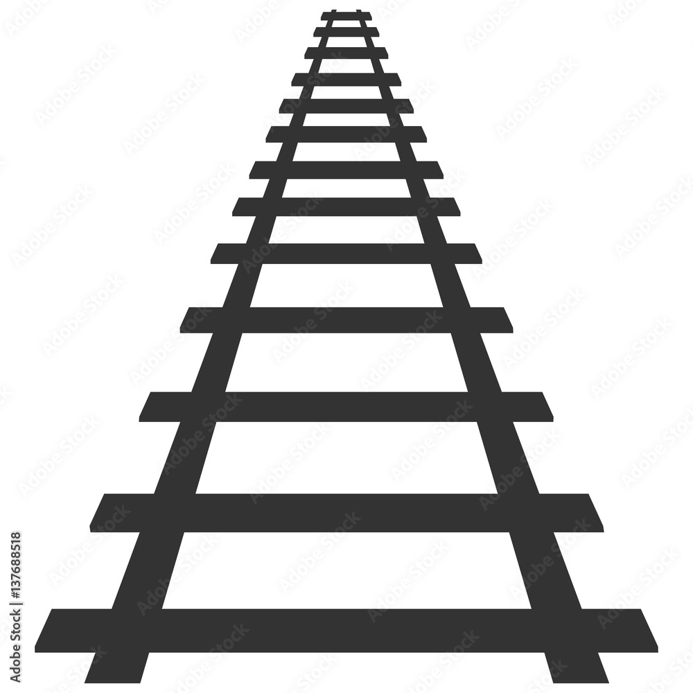 Poster locomotive railroad silhouette track rail transport background ...