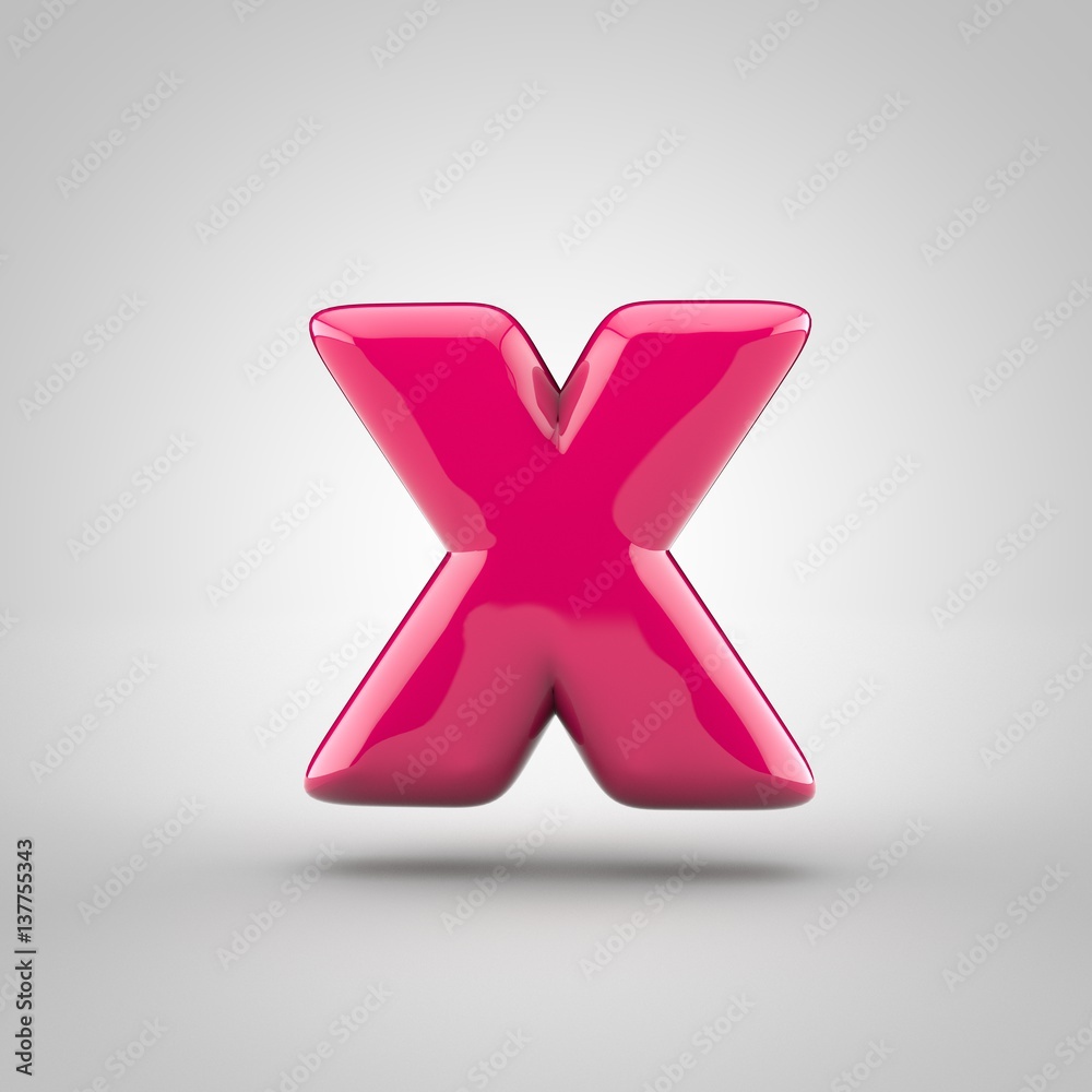 X Bubble Letter