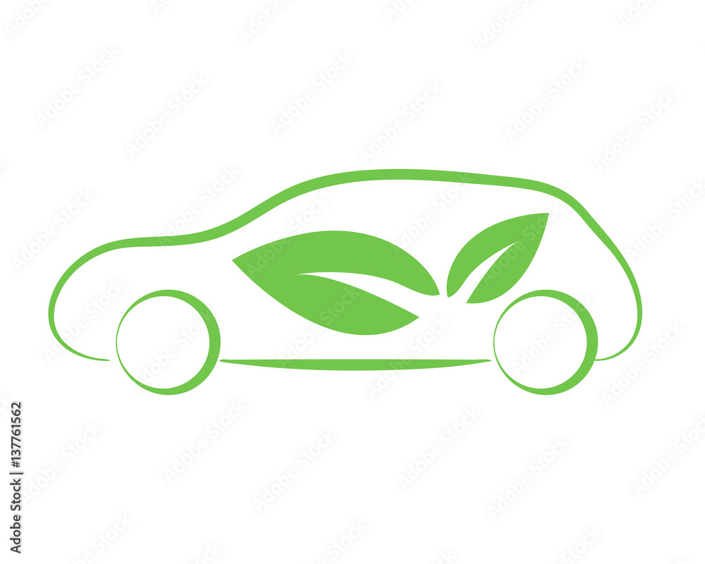 vettoriale auto ecologica logo Stock Vector | Adobe Stock