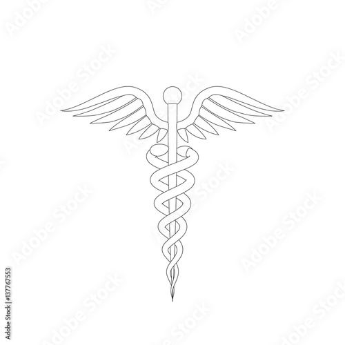 White Medical Symbol