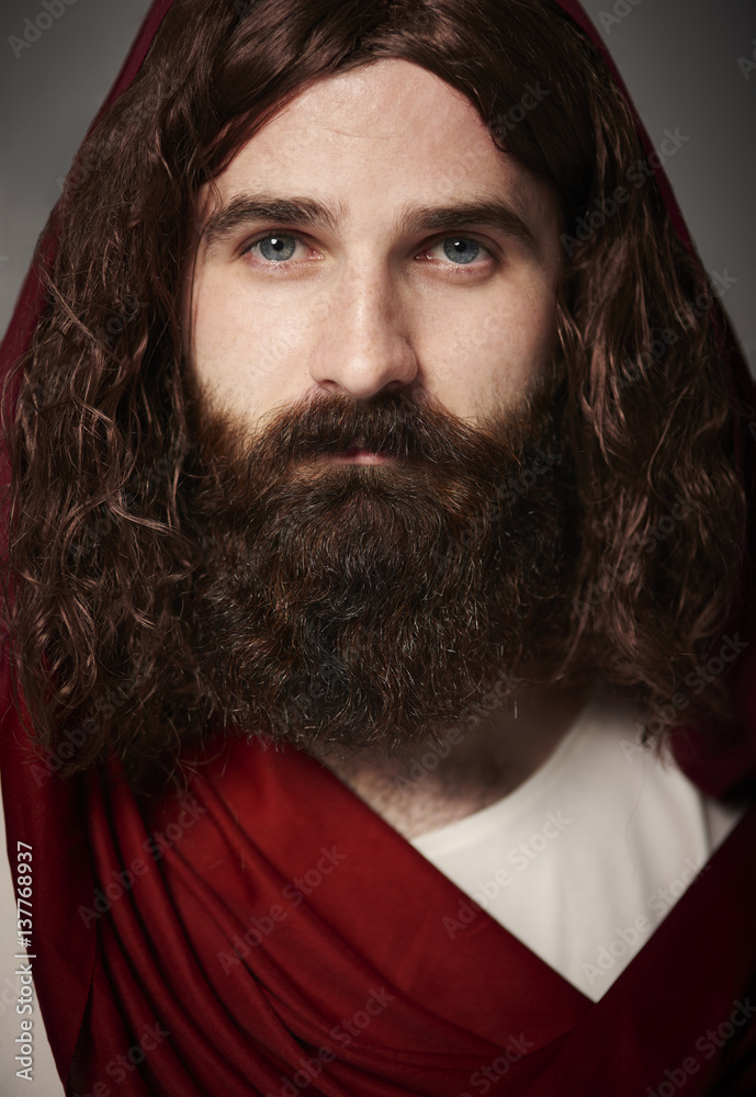 Headshot of Messiah our Saviour... Stock-Foto | Adobe Stock
