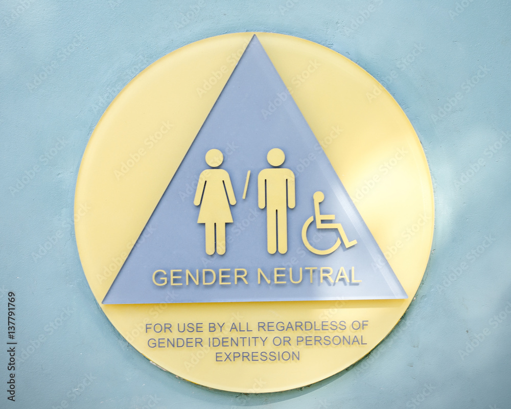 Fotka „West Hollywood, CA, USA, September 23, 2016: Gender Neutral ...