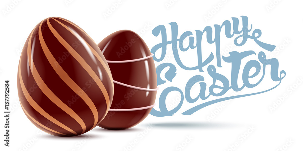 Happy Easter Chocolate Eggs