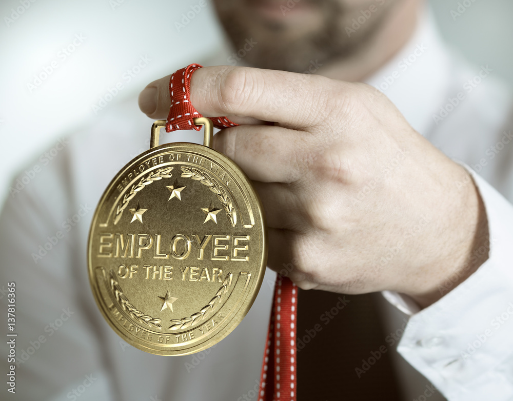 Employee of the Year Recognition Stock Photo | Adobe Stock