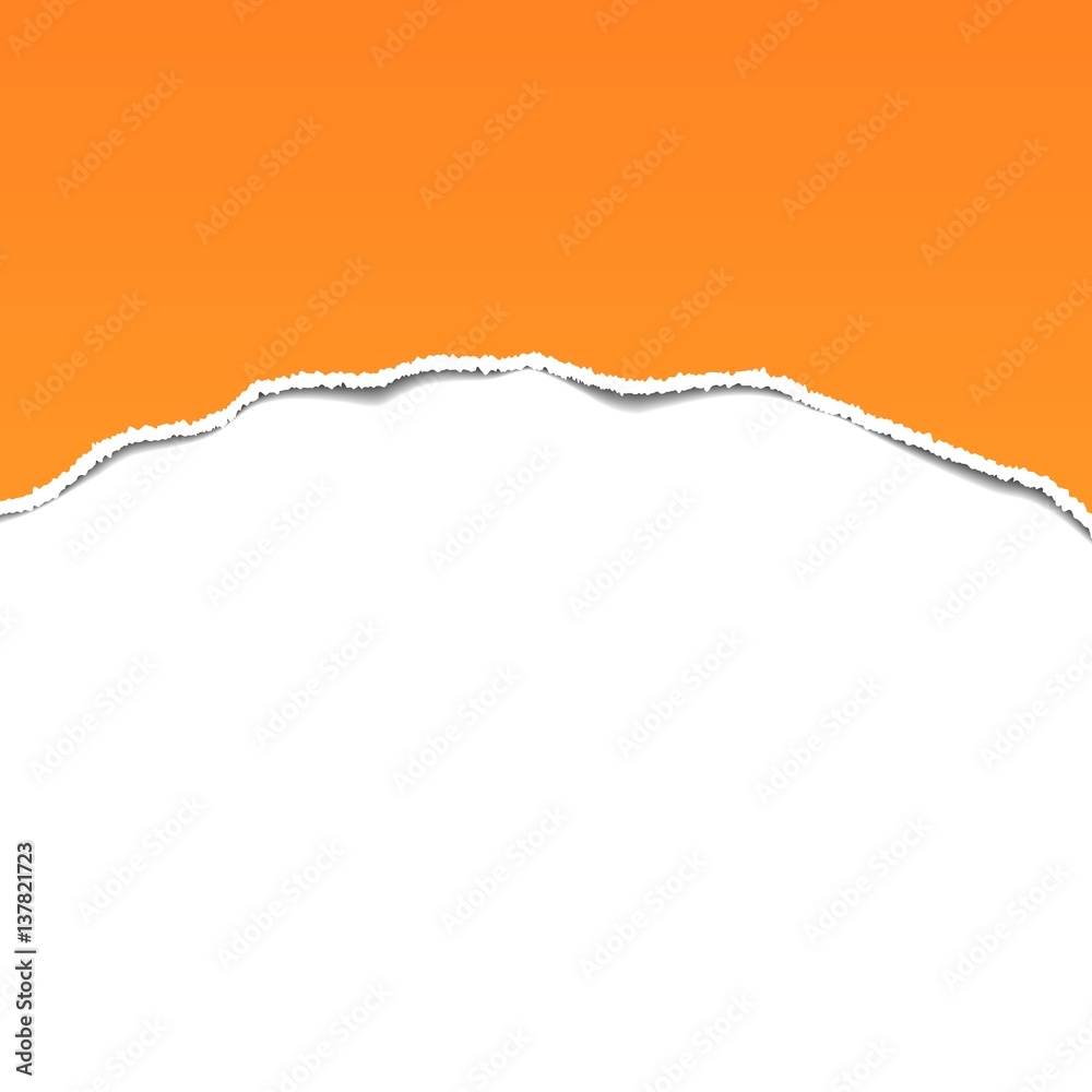 Torn paper. Background vector illustration Stock Vector | Adobe Stock