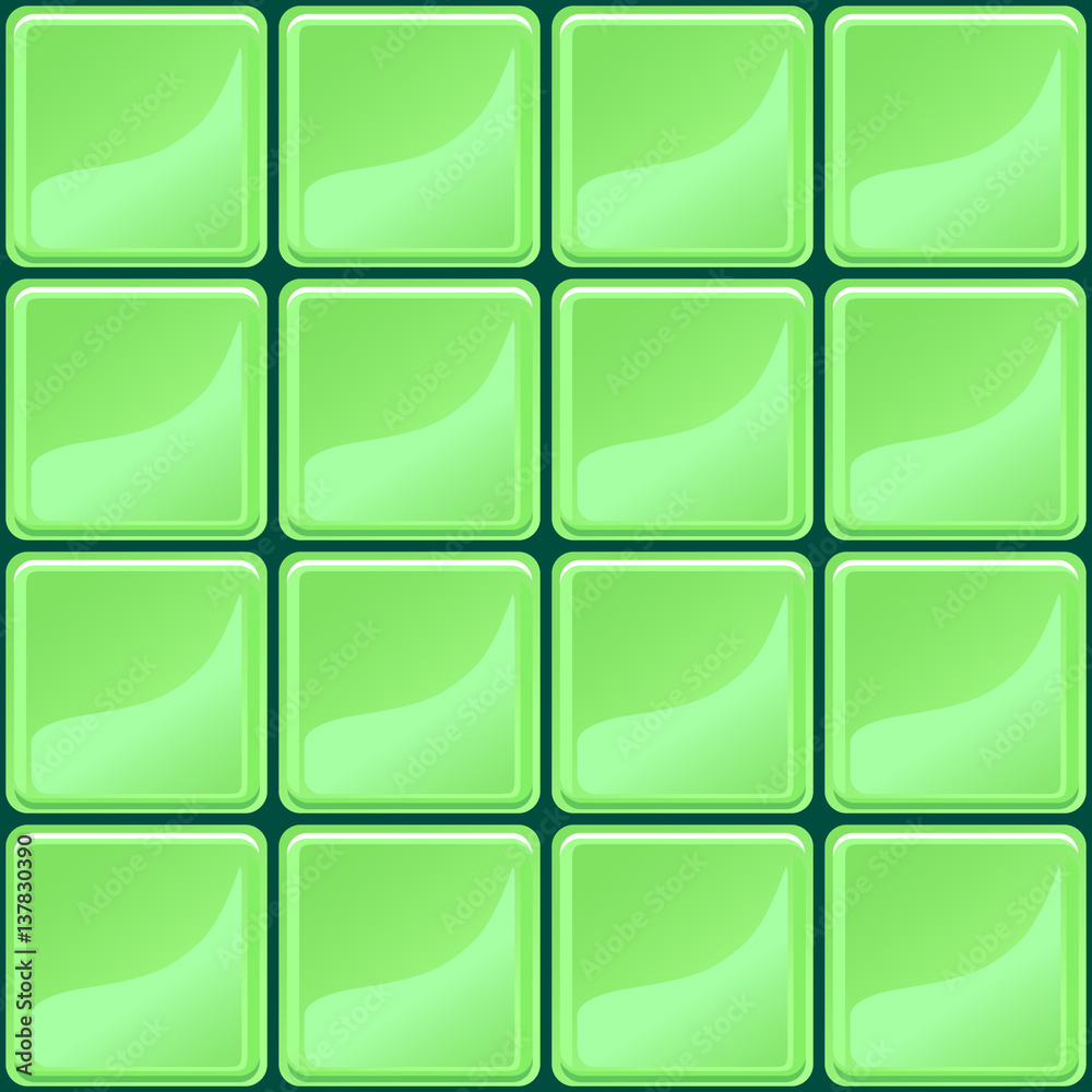 Green tiles texture seamless illustration Stock Vector | Adobe Stock