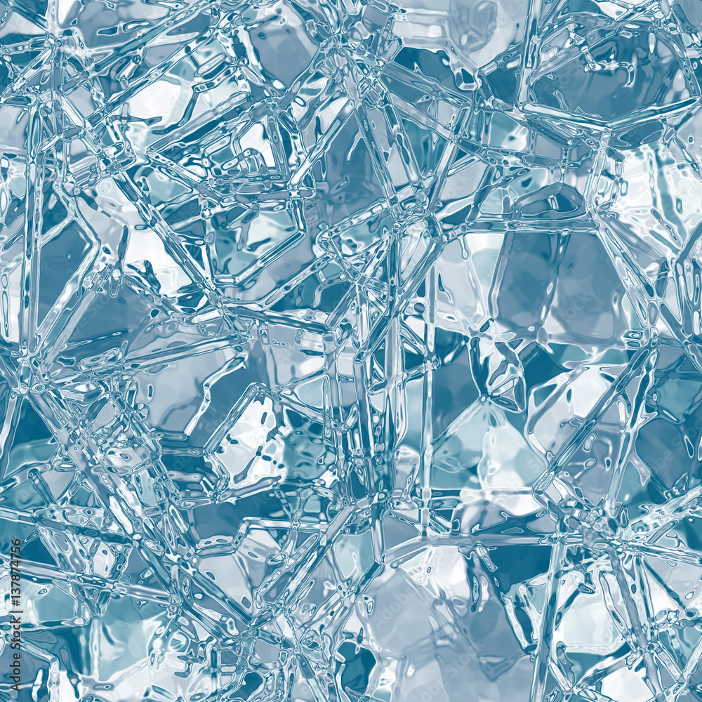 Seamless crystal glass pattern Stock Illustration | Adobe Stock