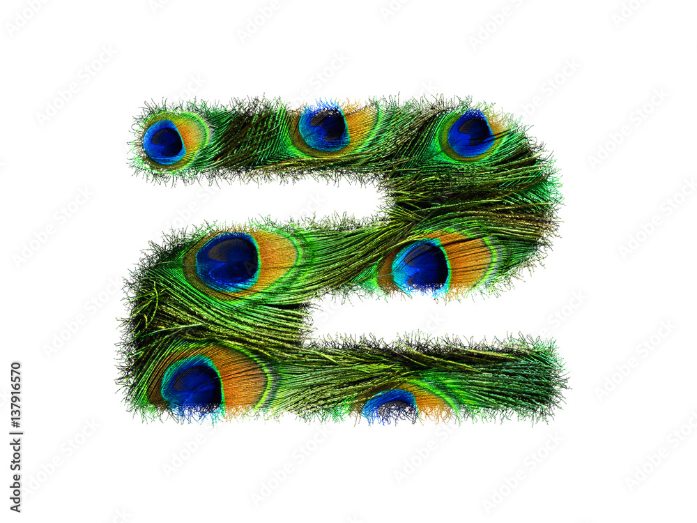 Peacock Feather Font