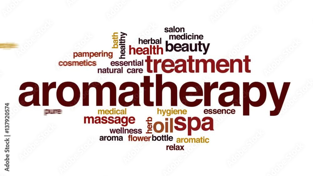 Aromatherapy animated word cloud, text design animation. vídeo de Stock ...