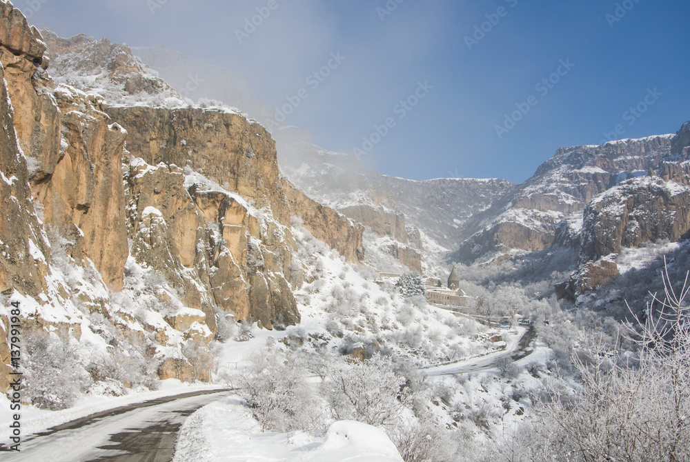 Geghard Monastery Winter