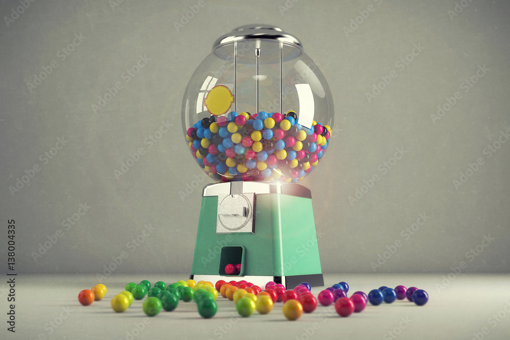 gumball machine Stock Photo | Adobe Stock