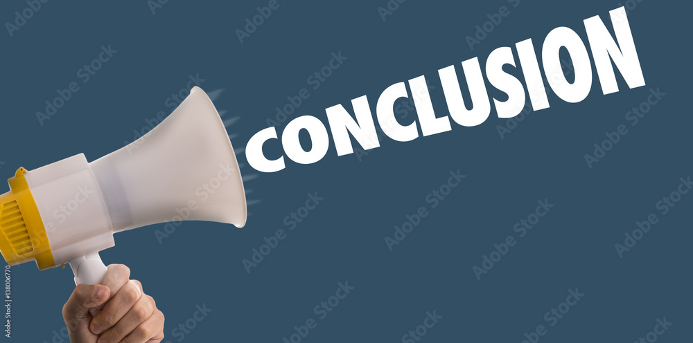 Conclusion Stock Photo | Adobe Stock