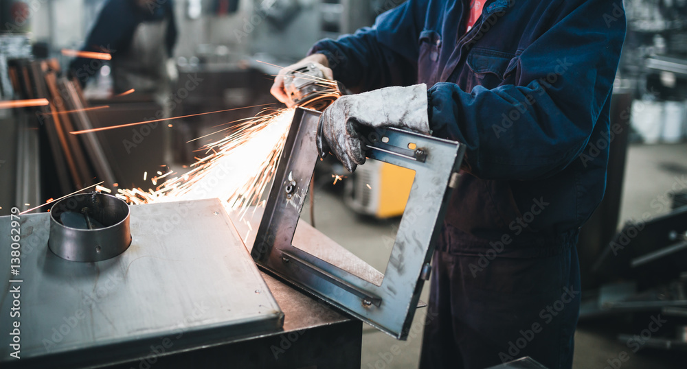 Foto de Metallurgy industry. Factory for production of heavy pellet ...