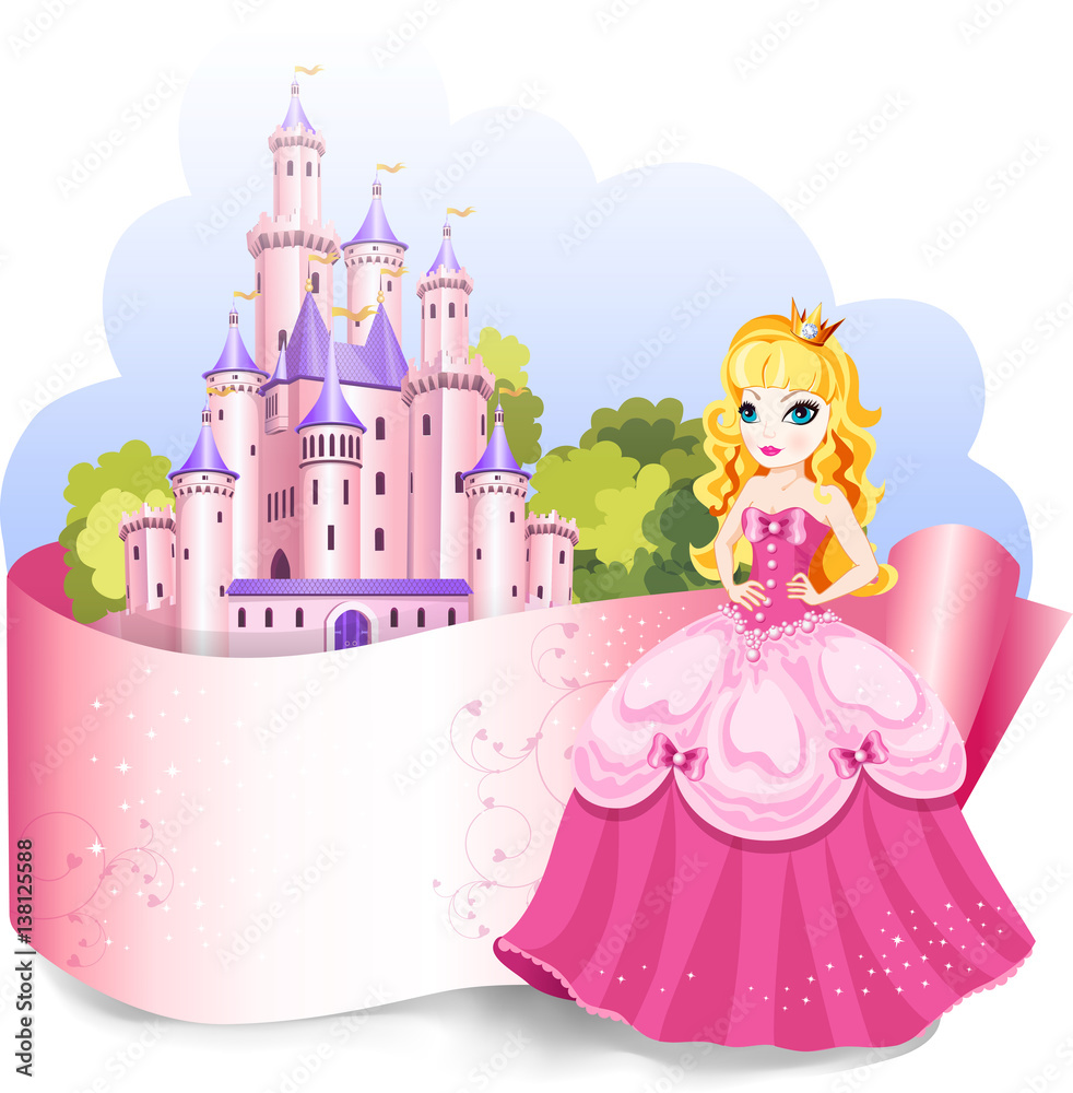 Princess design element. Stock Vector | Adobe Stock