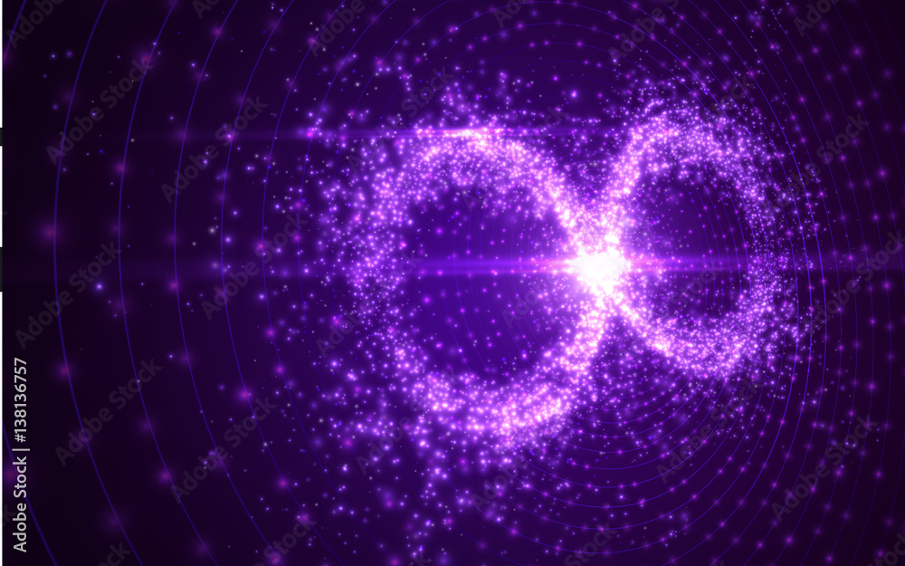 Infinity symbol background. Vector illustration. Stock Vector | Adobe Stock