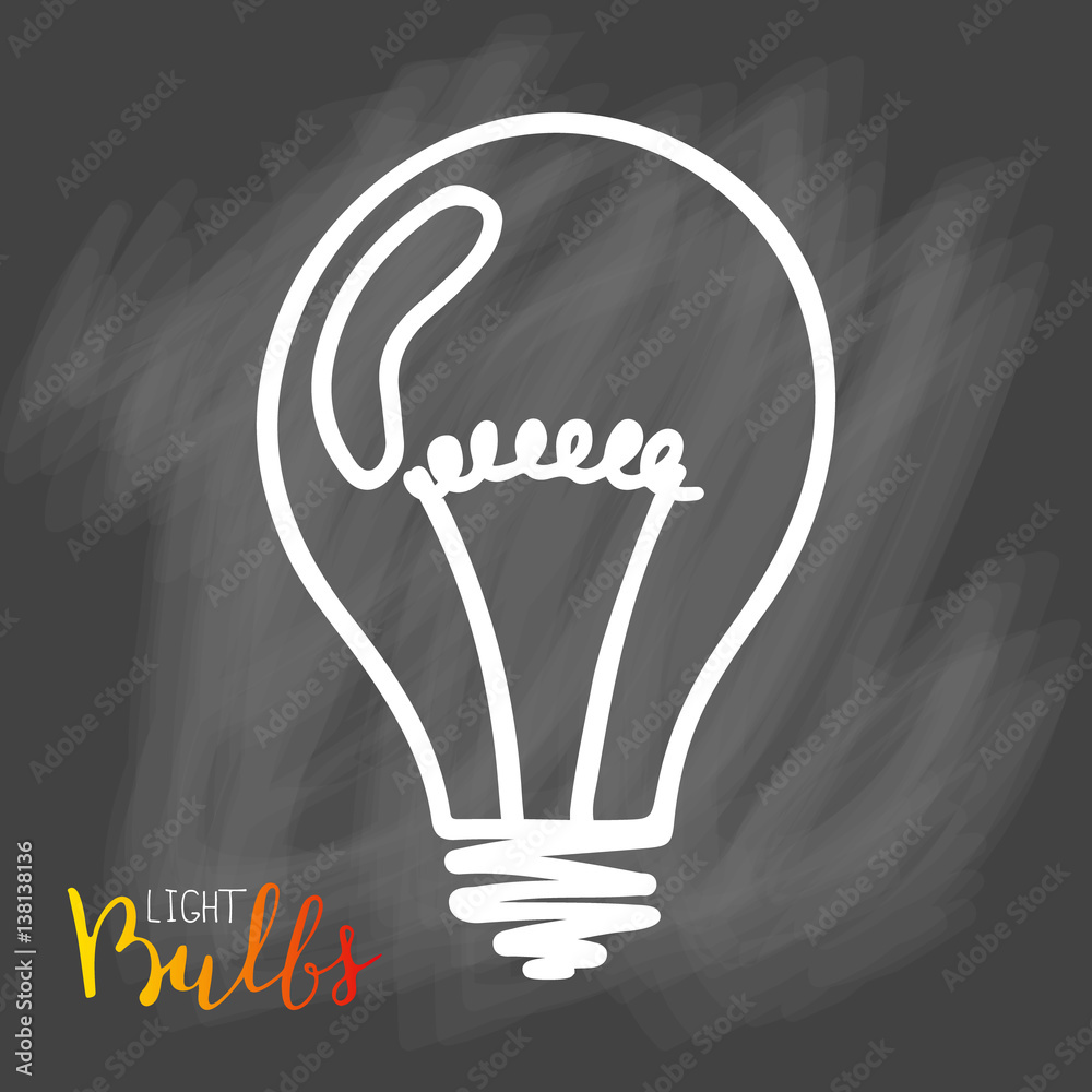 Light bulbs icon. Concept of big ideas inspiration, innovation ...