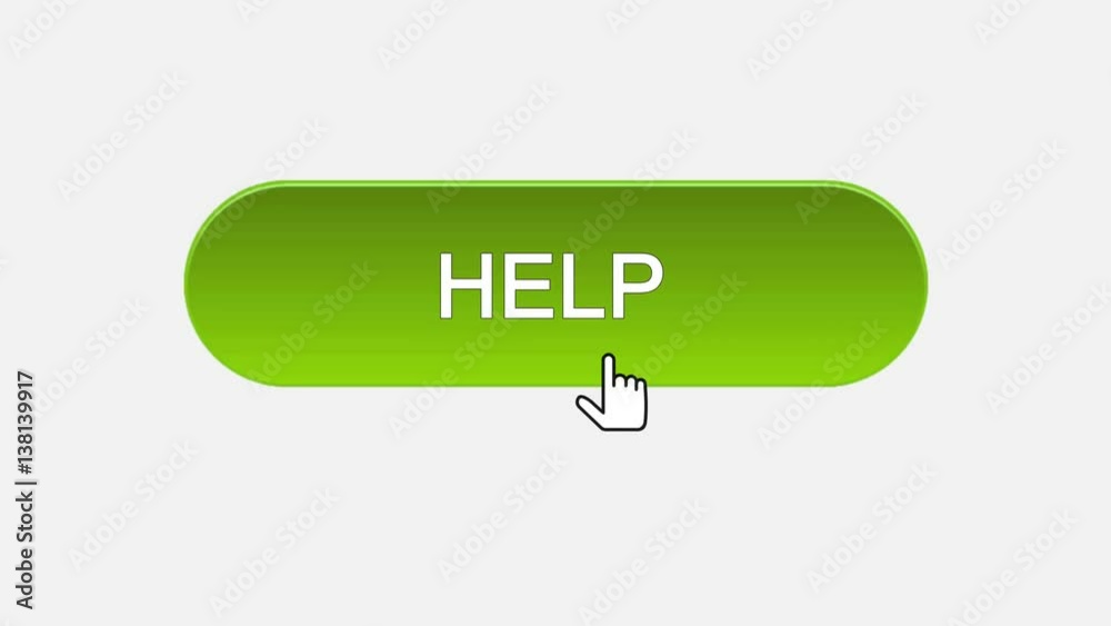 Help web interface button clicked with mouse cursor, different color ...