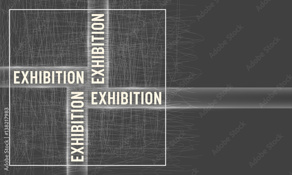 Vector abstract background with theme of exhibition Stock Vector ...