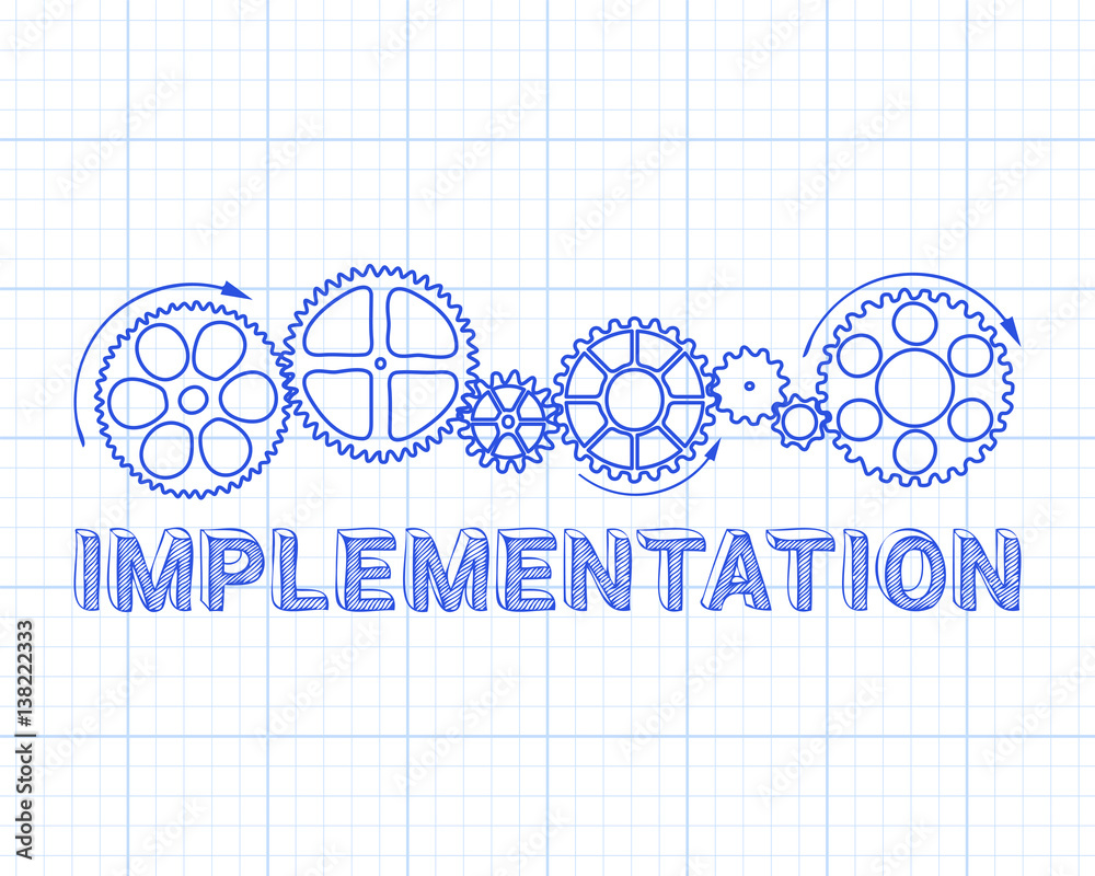 Implementation Graph Paper Stock Vector | Adobe Stock